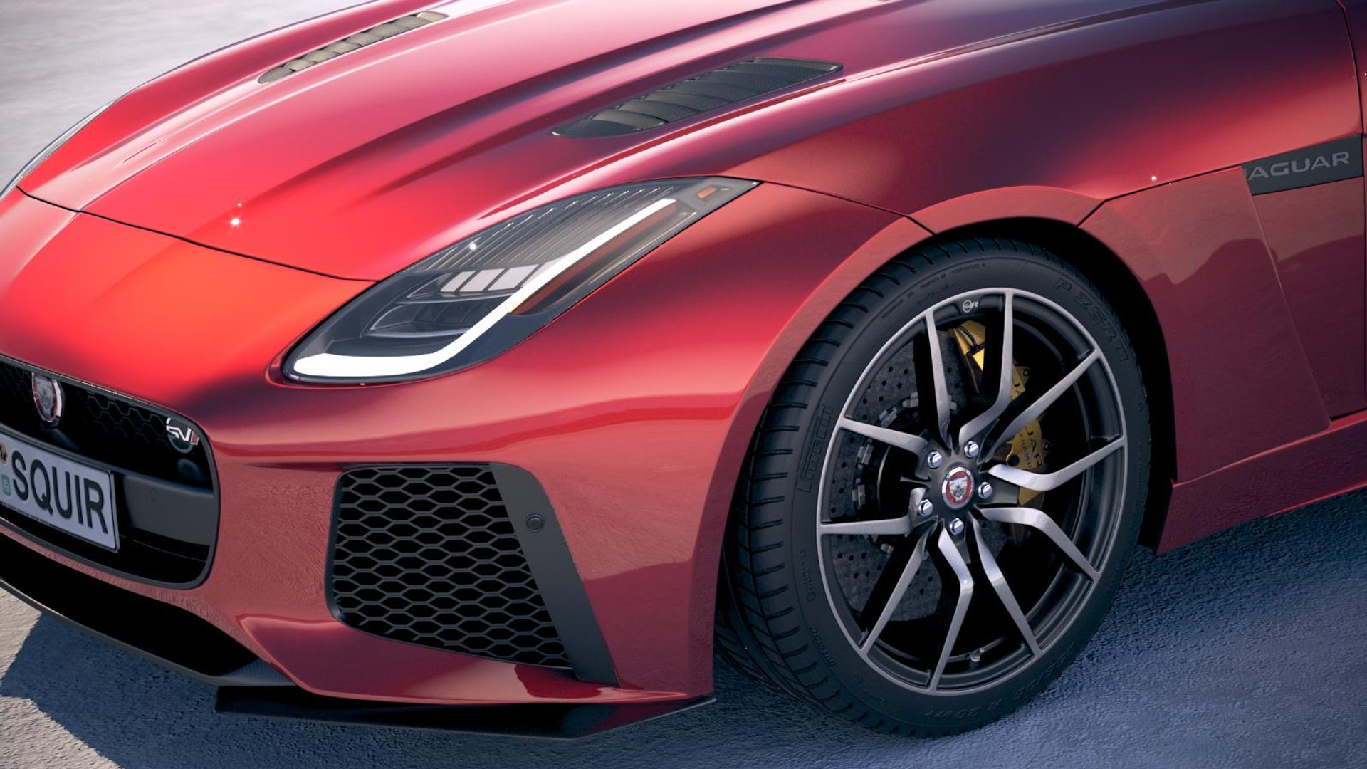 3d 3ds F-type Coupe Svr