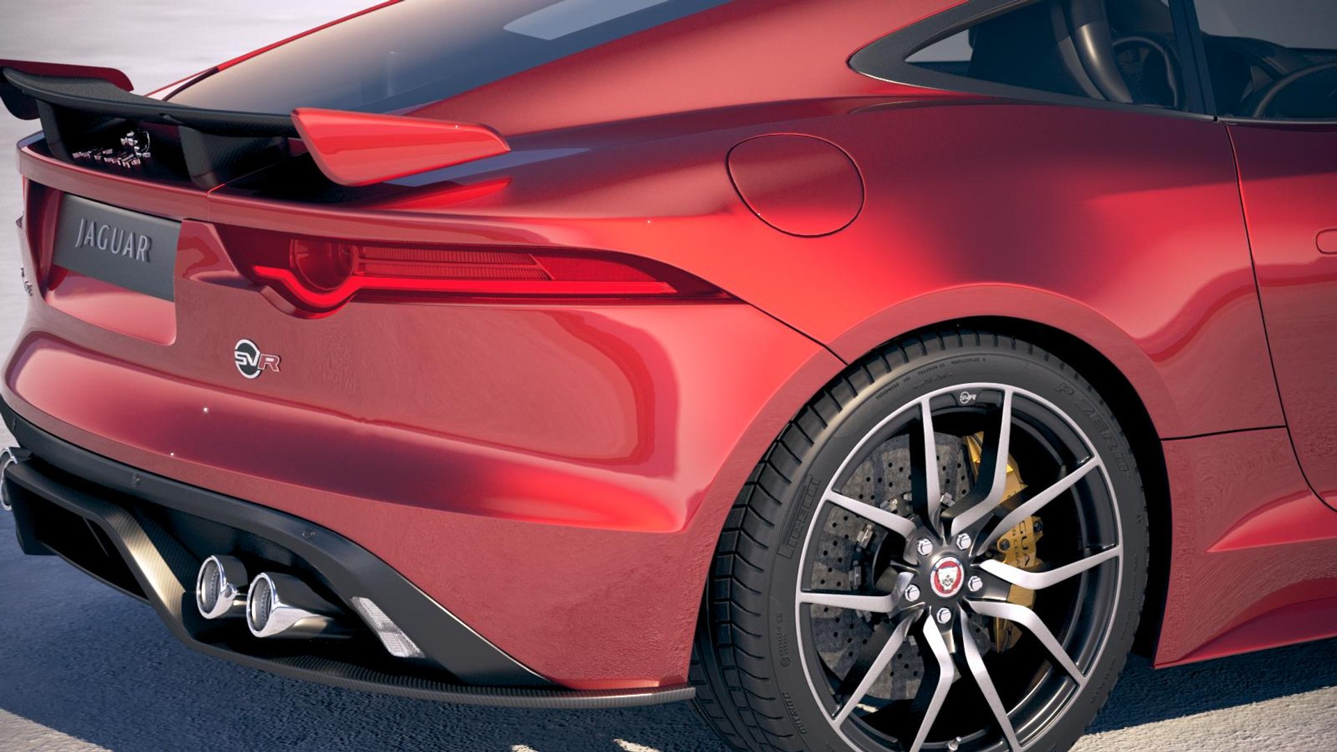 3d 3ds f-type coupe svr