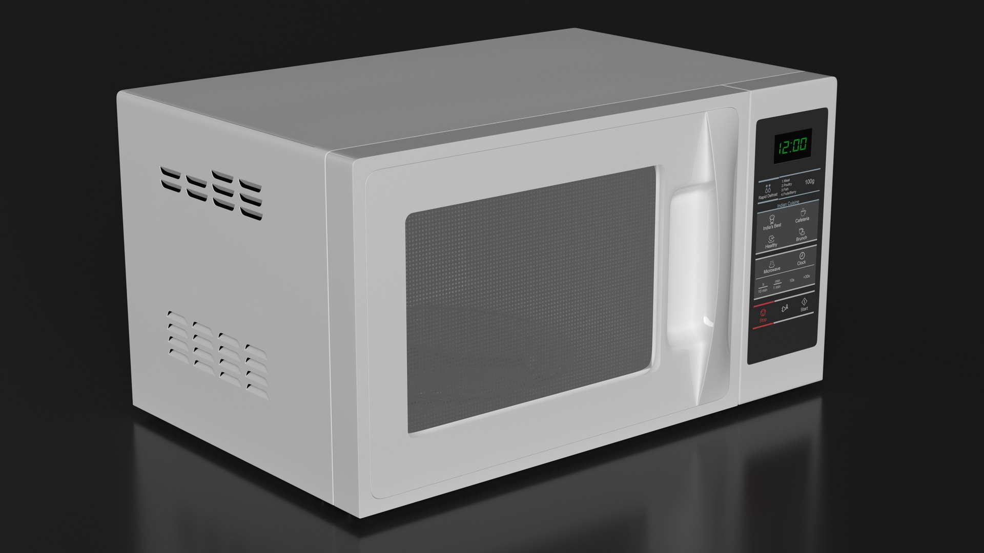 Kitchen Microwave Oven Model - TurboSquid 2208710