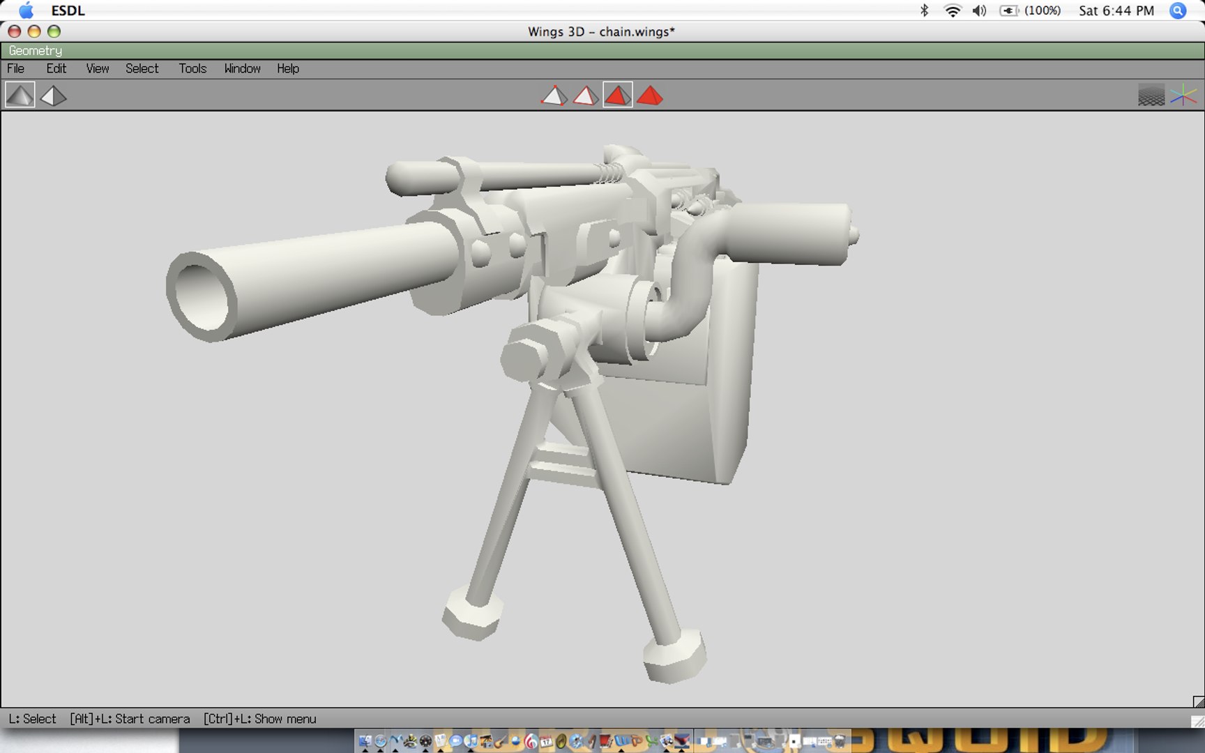 3ds Max Machine Gun Chain