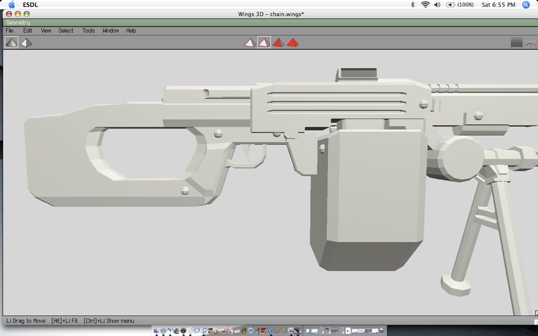 3ds Max Machine Gun Chain