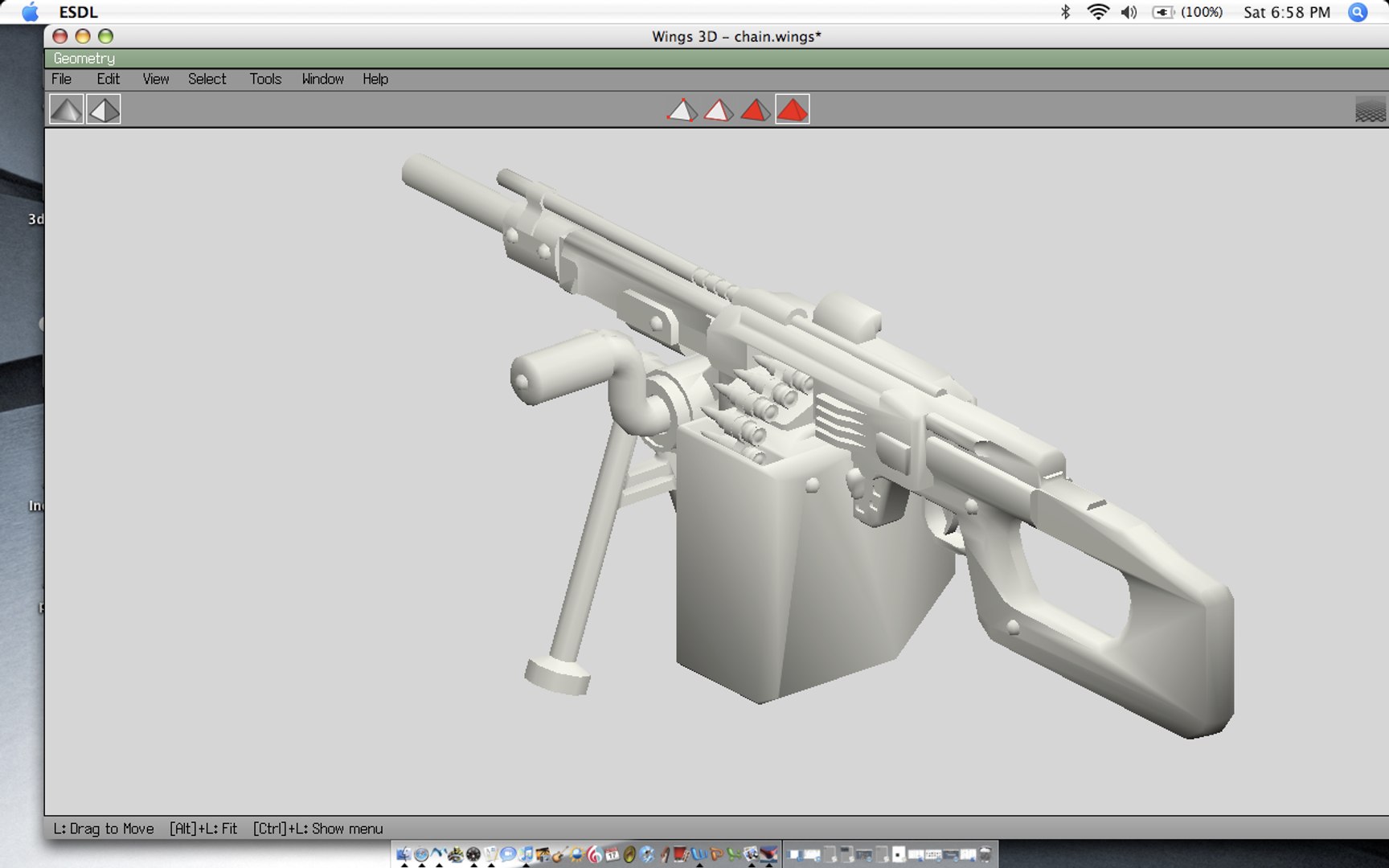 3ds Max Machine Gun Chain