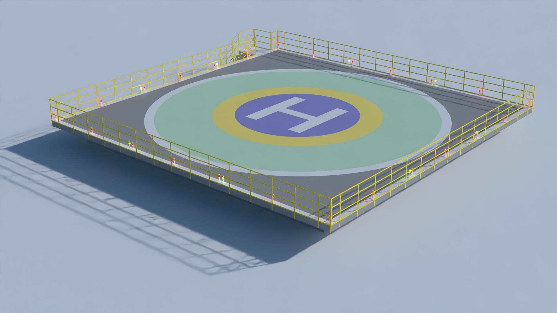3D Helipad - TurboSquid 2299919