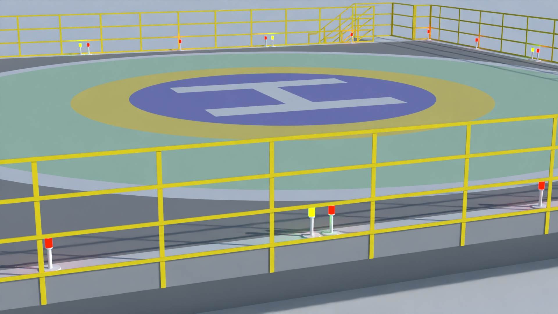 3D Helipad - TurboSquid 2299919