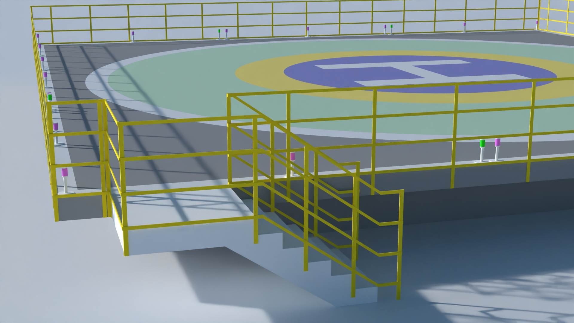 3D Helipad - TurboSquid 2299919