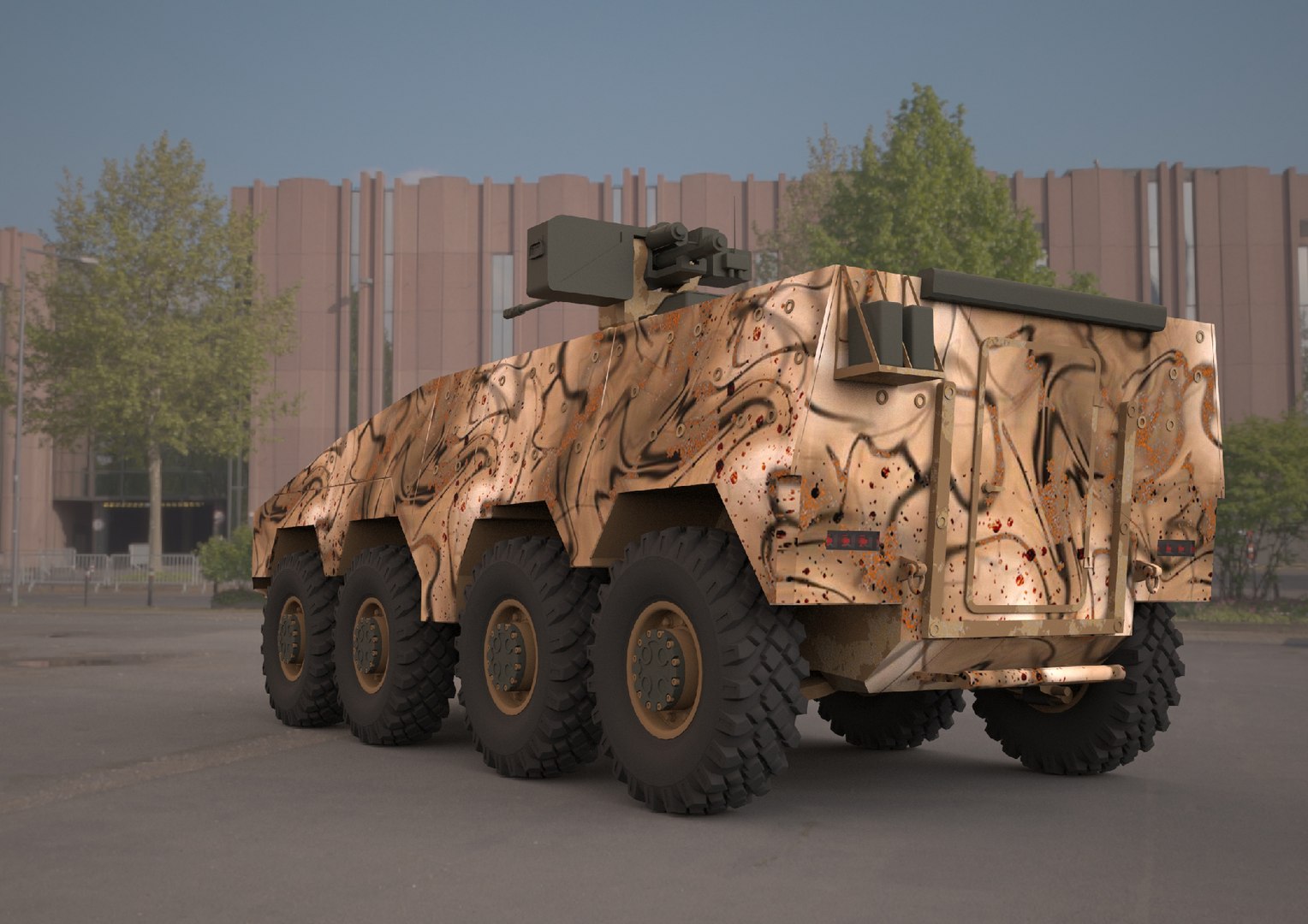 Boxer 8x8 military vehicle 3D - TurboSquid 1964710