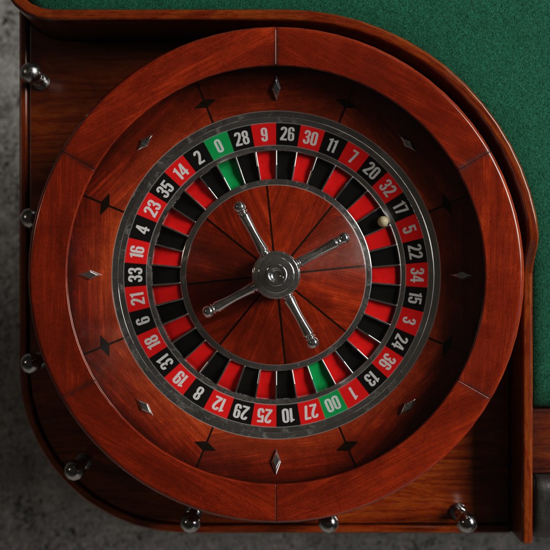 3D Roulette Table 3D model - TurboSquid 2004257