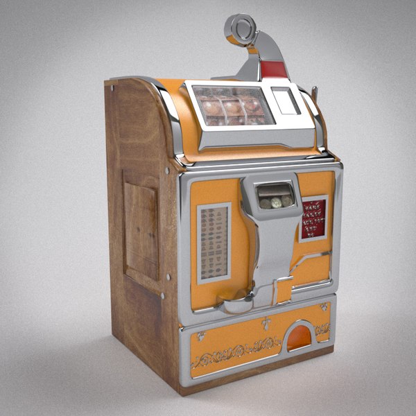 slot machine 3d obj