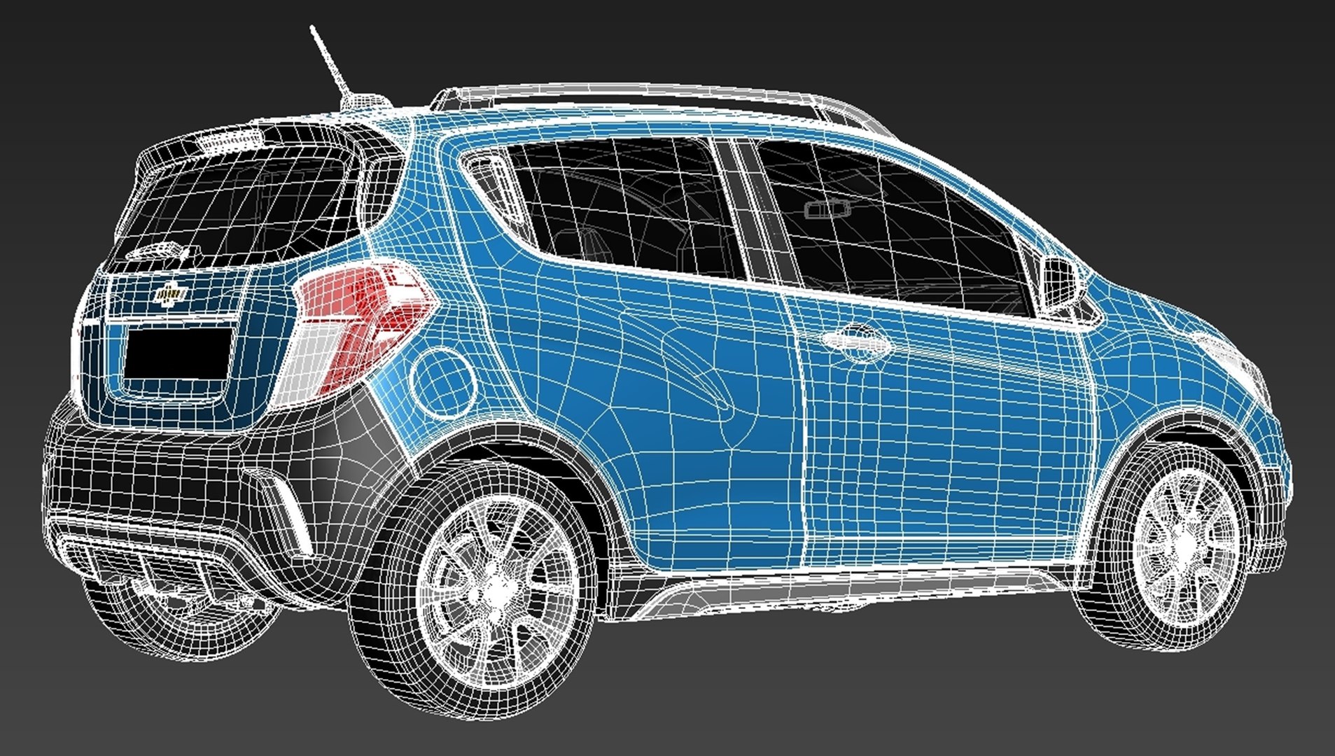 Chevrolet Spark Activ 2017 3D - TurboSquid 2220966