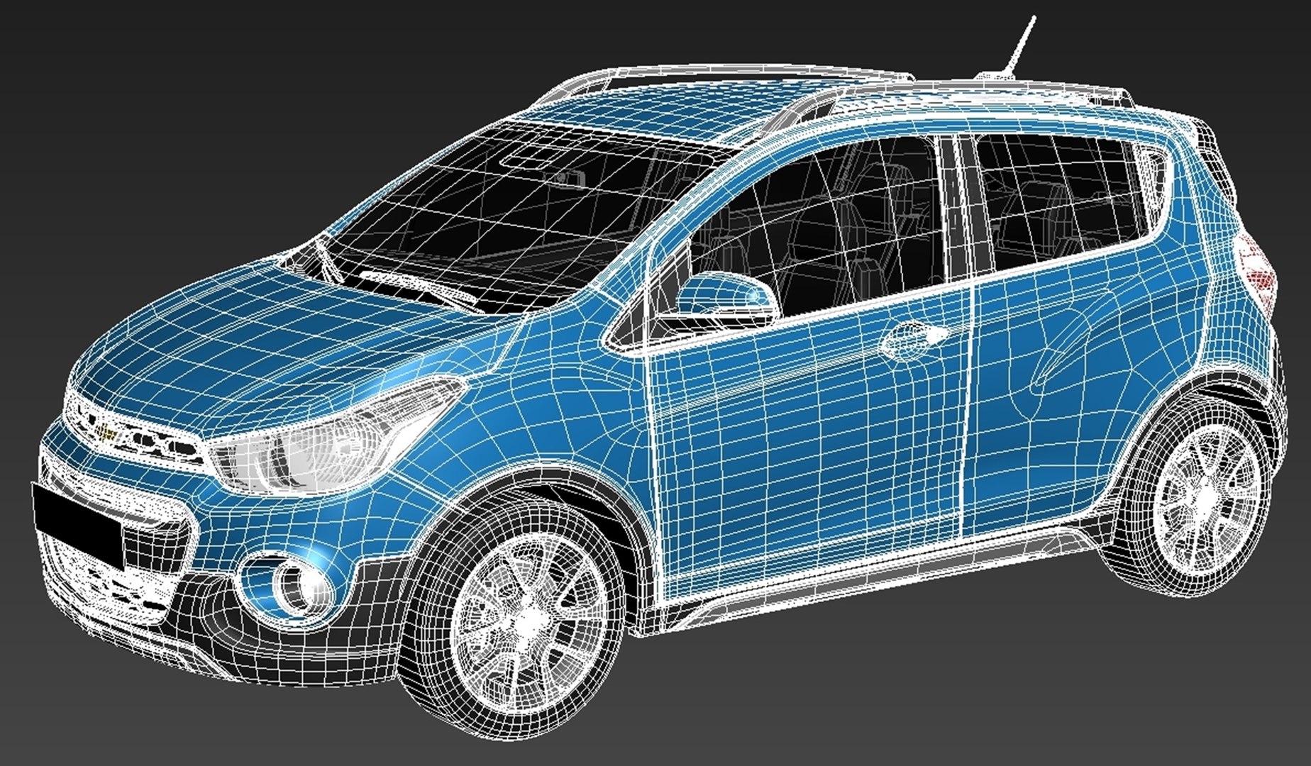 Chevrolet Spark Activ 2017 3D - TurboSquid 2220966