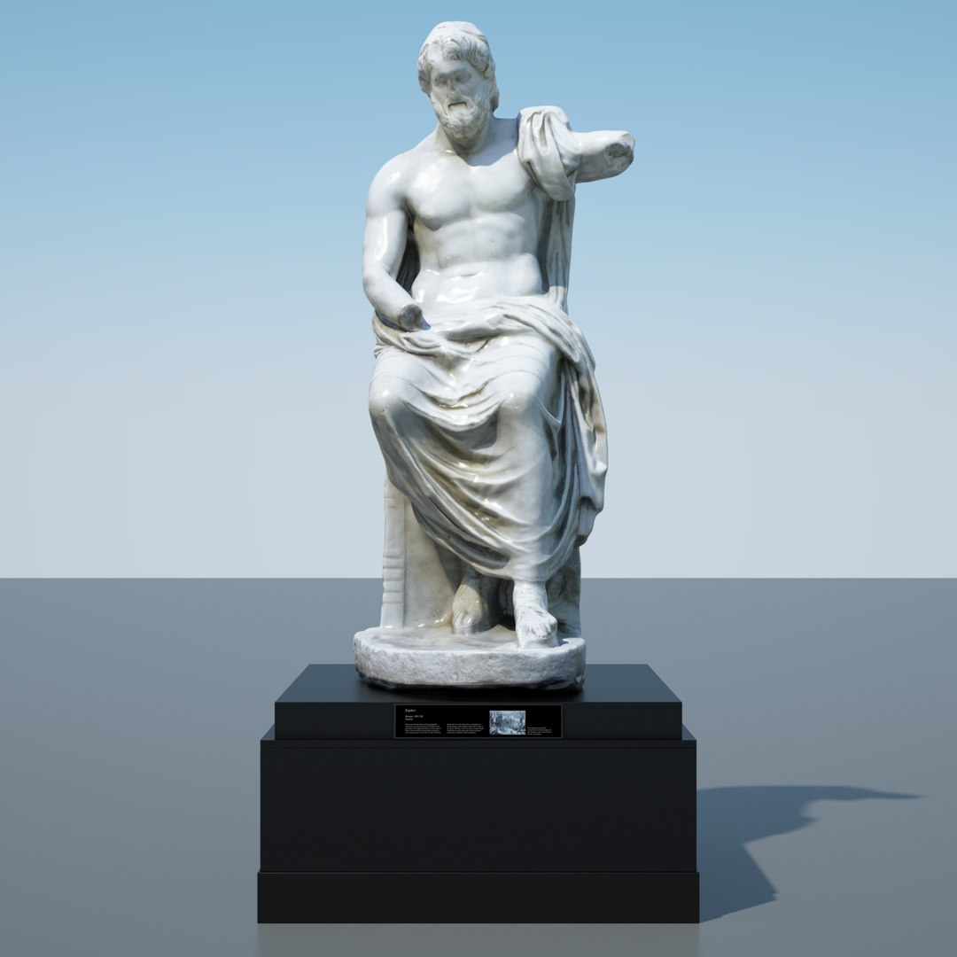 3D Statue Jupiter Model - TurboSquid 1445488