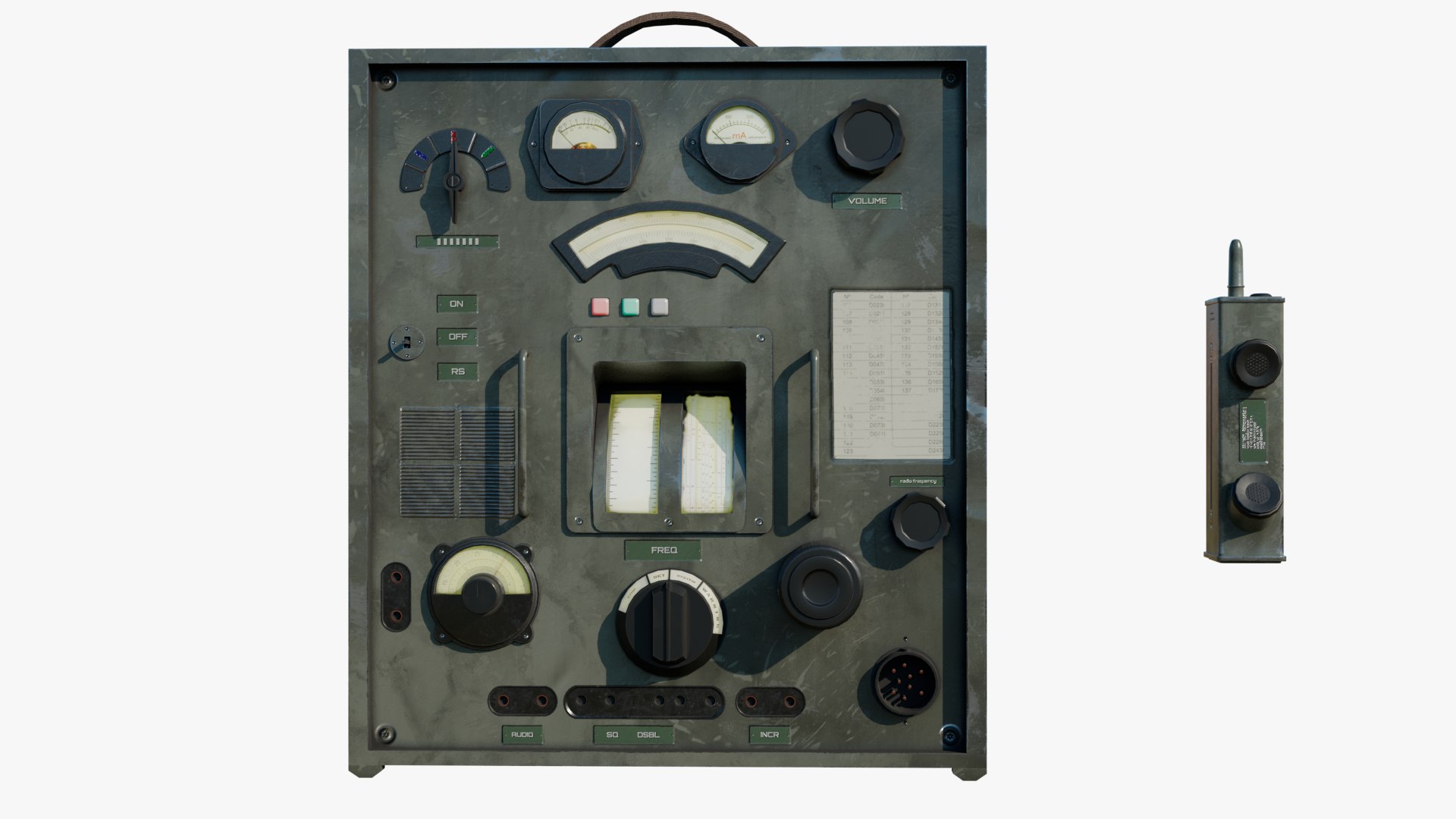 WW2 Radio 3D Model - TurboSquid 1831270