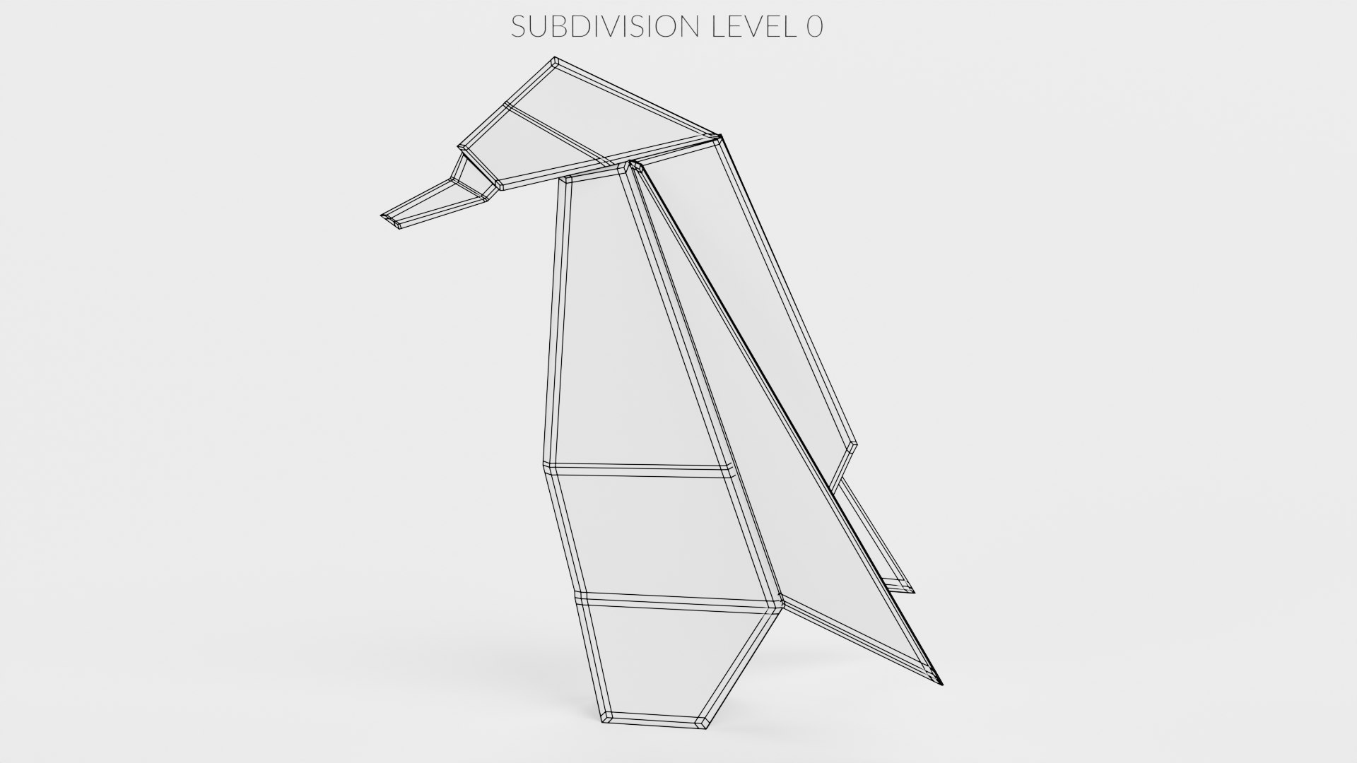 Paper Penguin 3D - TurboSquid 2182590