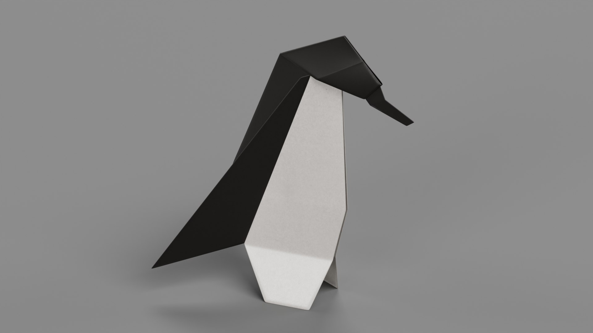 Paper Penguin 3D - TurboSquid 2182590