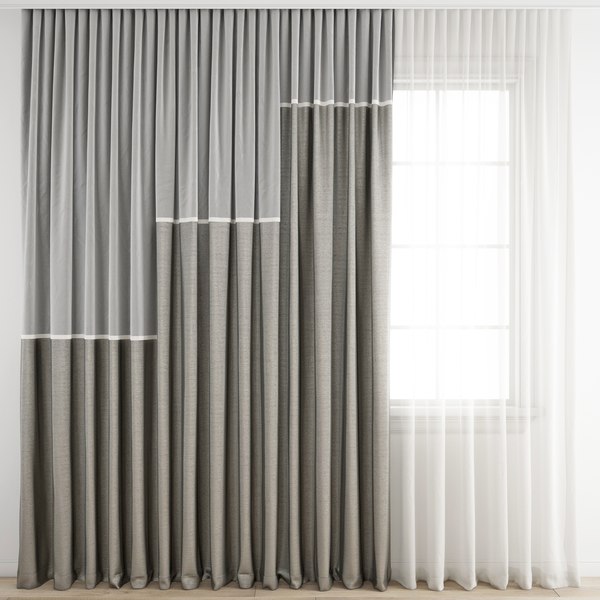 Curtain 253 3D model - TurboSquid 1860195