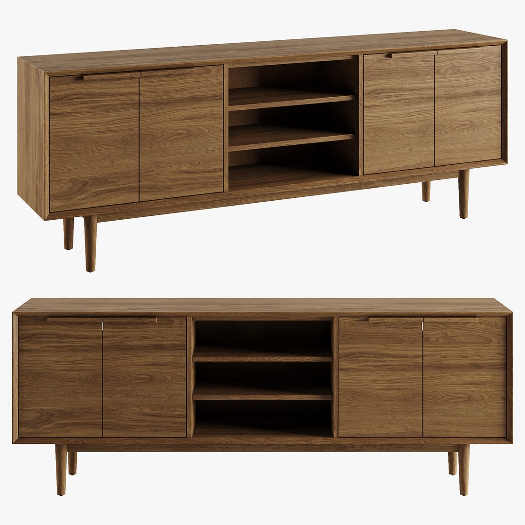 3D Tate Storage Media Console Model - TurboSquid 2293026