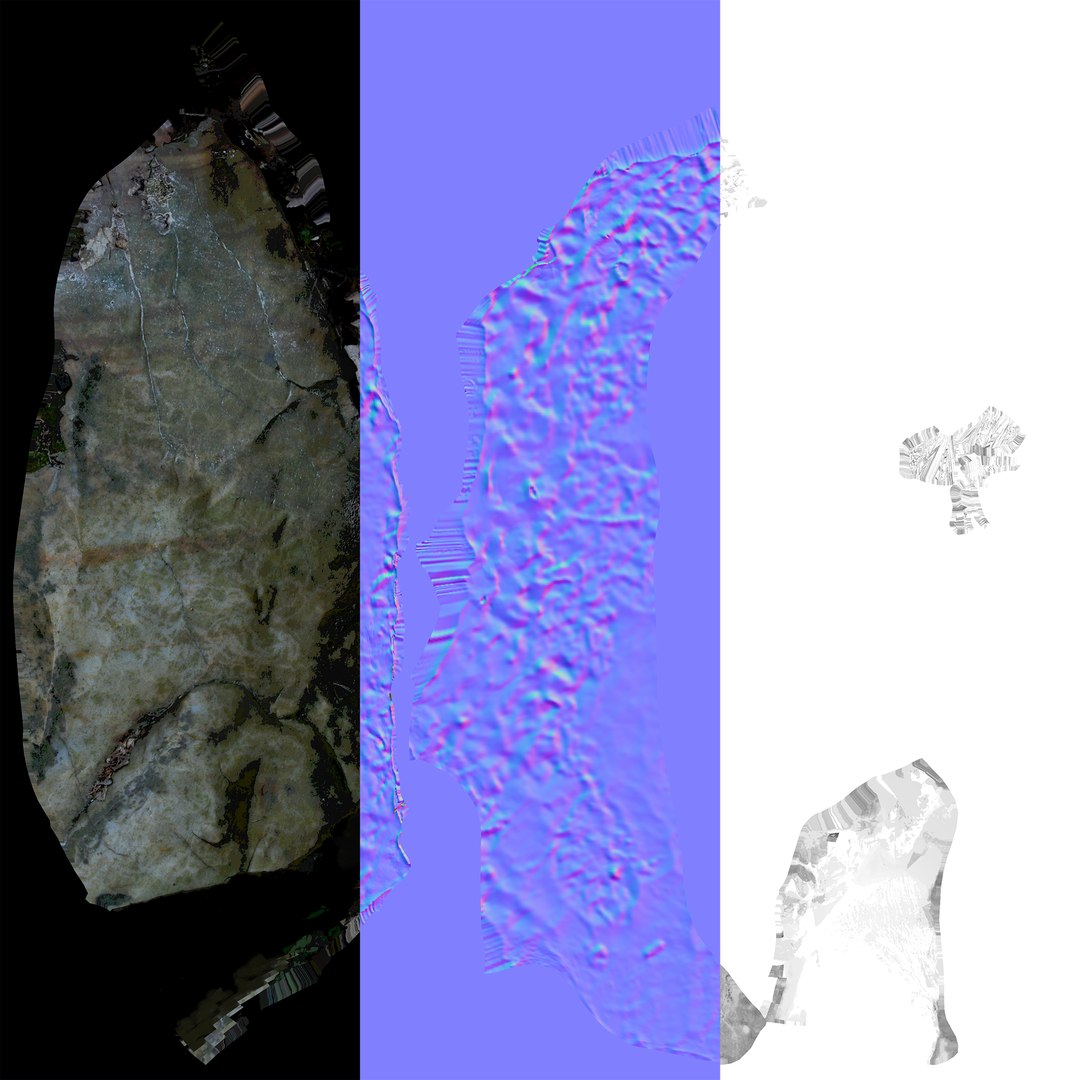 Rock Face 3D Model - TurboSquid 1419371