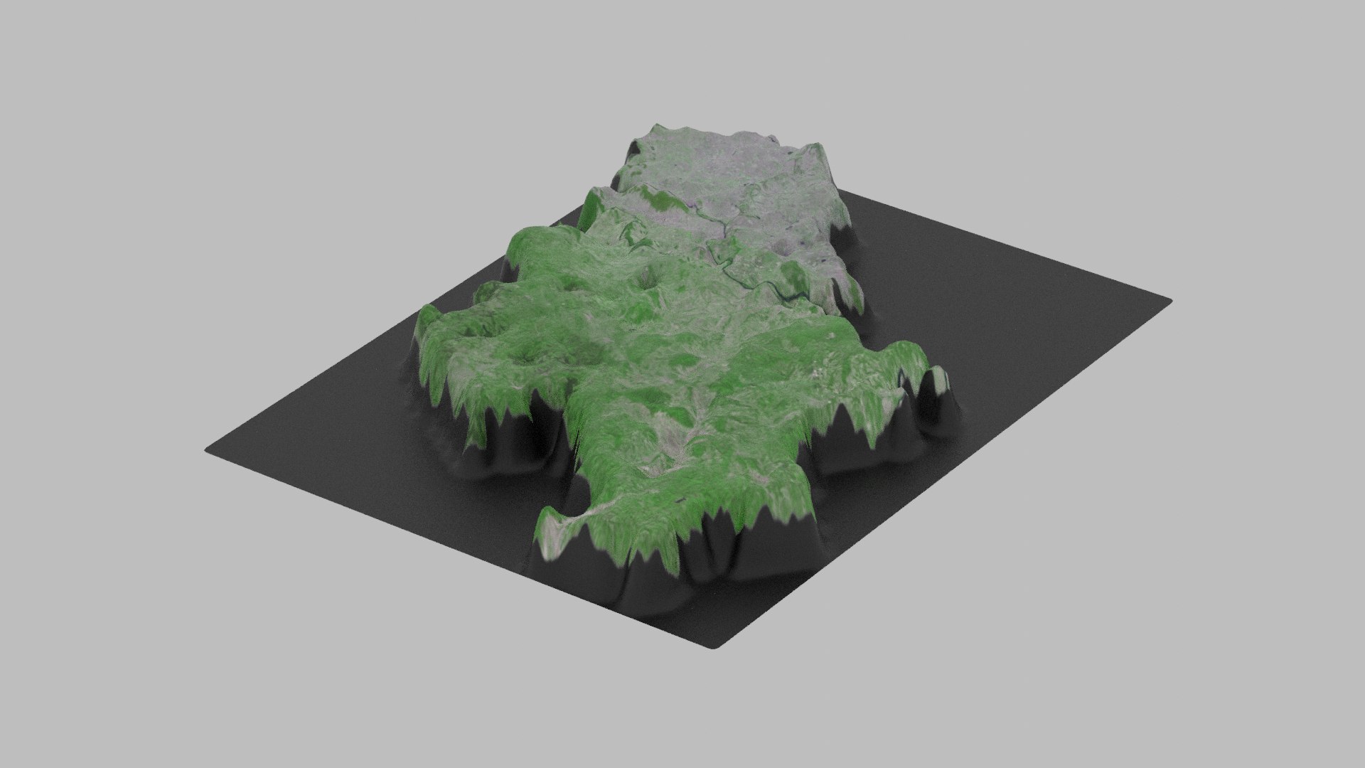 Serbia Map Country 3D Model - TurboSquid 2076341