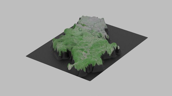 modelo 3d Serbia Mapa Pais - TurboSquid 2076341