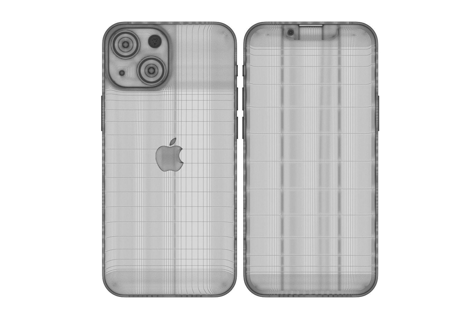 Apple iPhone 13 mini Midnight 3D model - TurboSquid 1791555