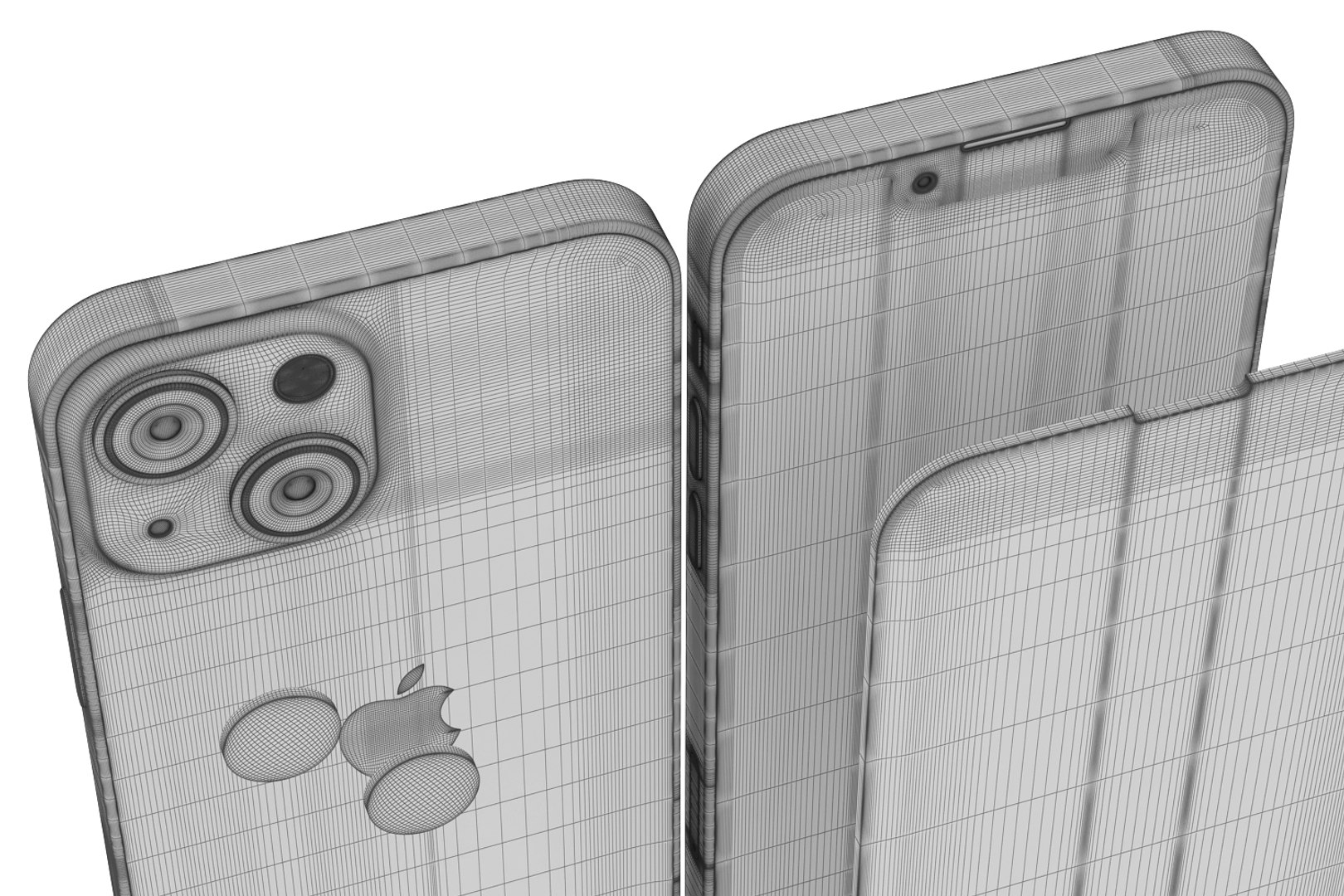 Apple iPhone 13 mini Midnight 3D model - TurboSquid 1791555