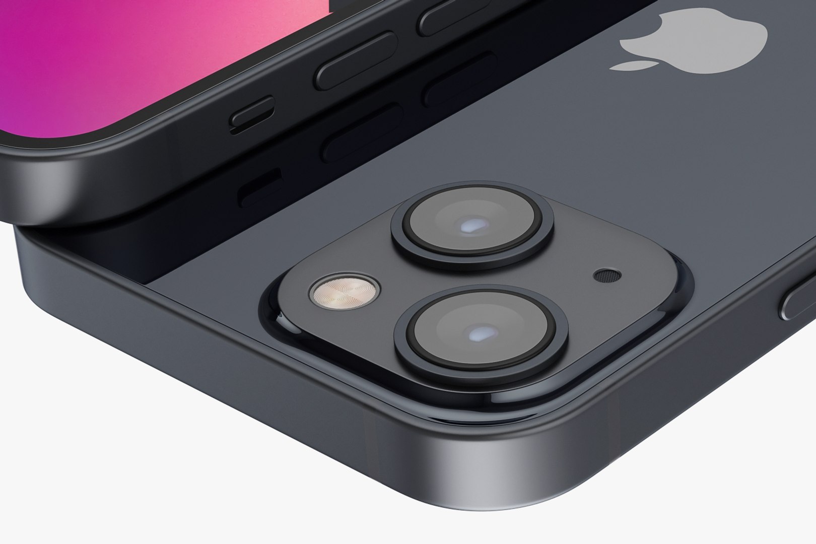 Apple iPhone 13 mini Midnight 3D model - TurboSquid 1791555