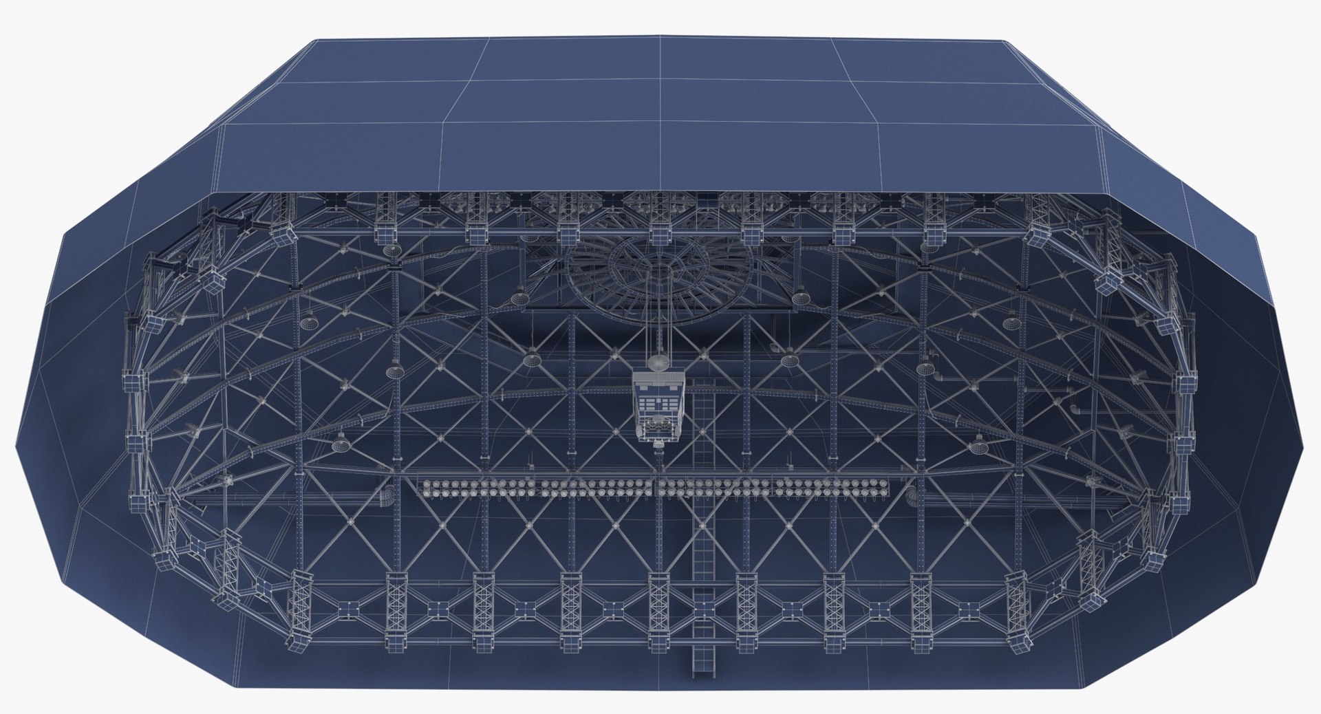 Arena Roof 02 3D Model - TurboSquid 1599036