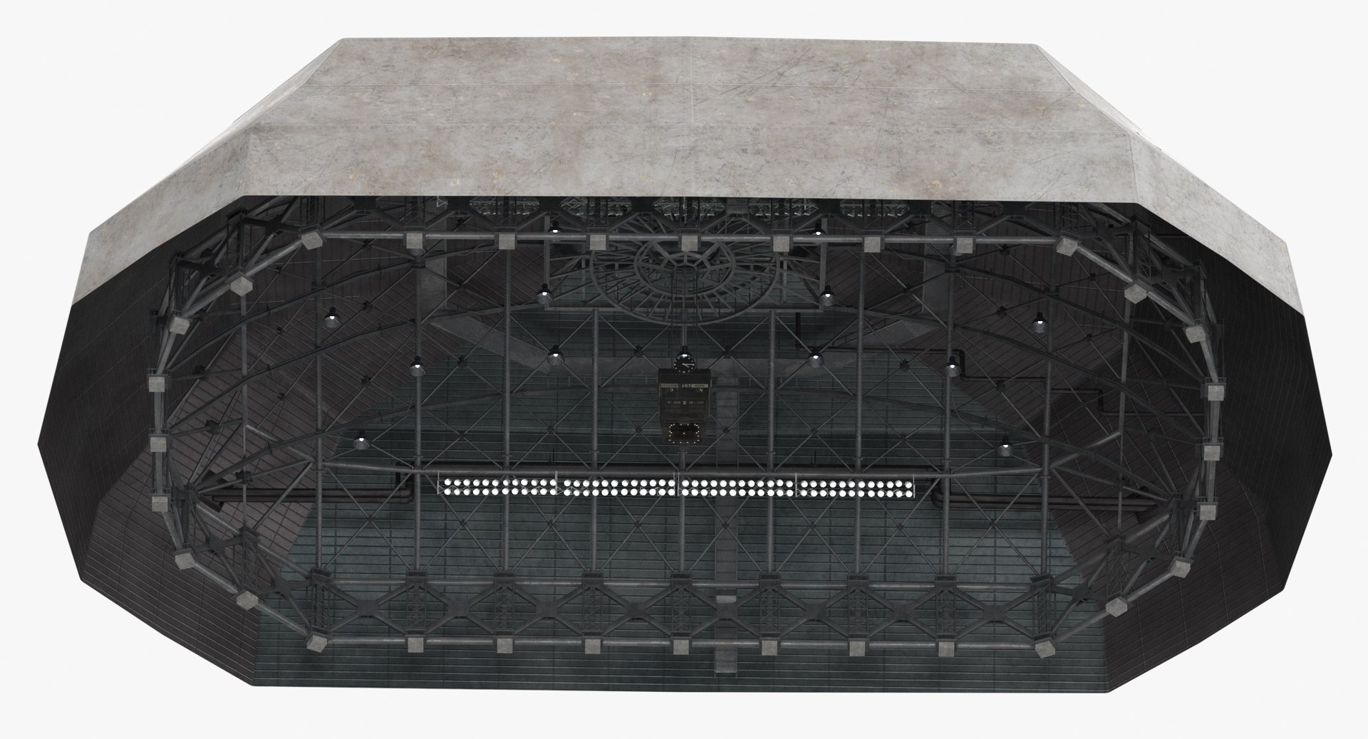 Arena Roof 02 3D Model - TurboSquid 1599036