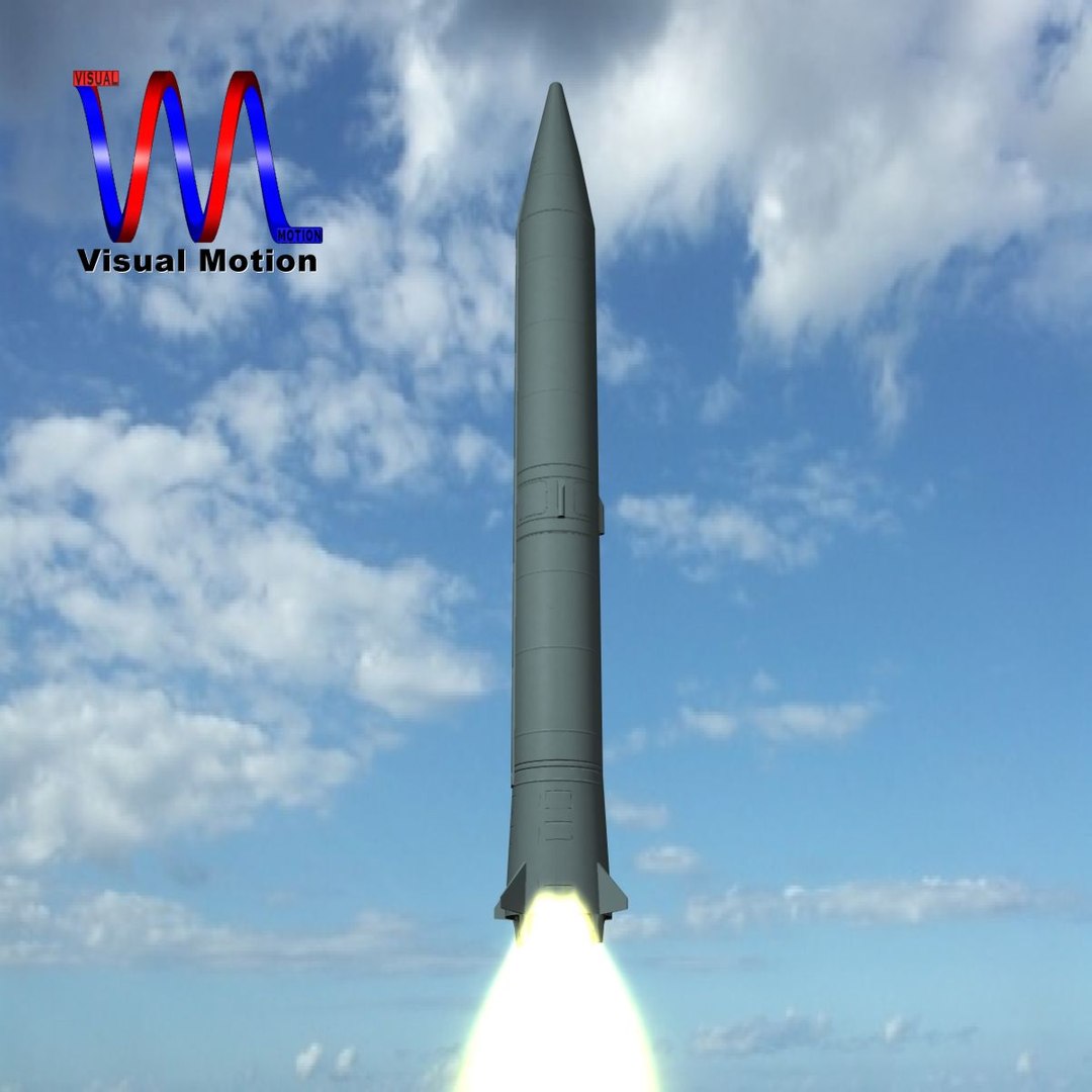 Soviet Ss-5 Skean Missile 3d Model