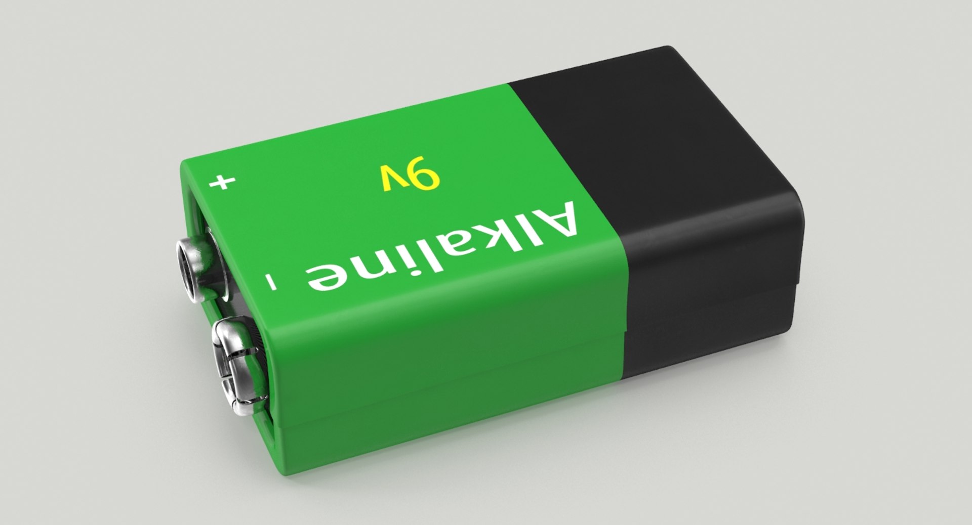 9v Batteries 9 3d Model