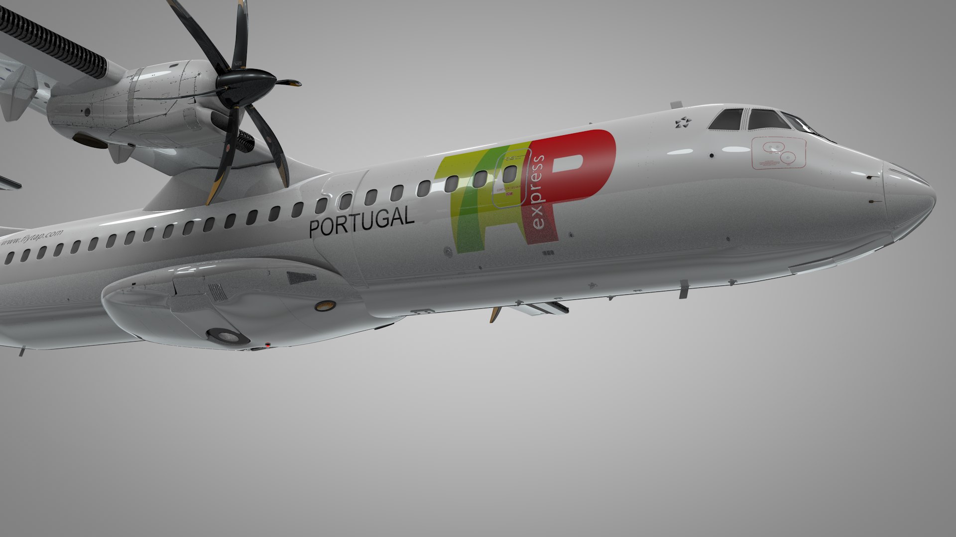 ATR 72 TAP L1672 3D model - TurboSquid 1894644