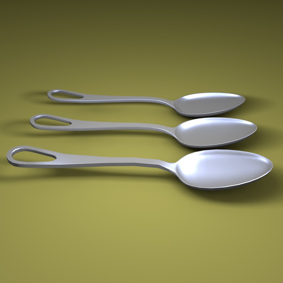 Spoon 3D Model - TurboSquid 1189162