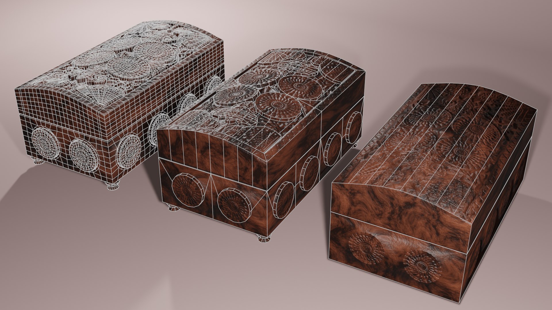 Wooden Casket 3D Model - TurboSquid 1619475