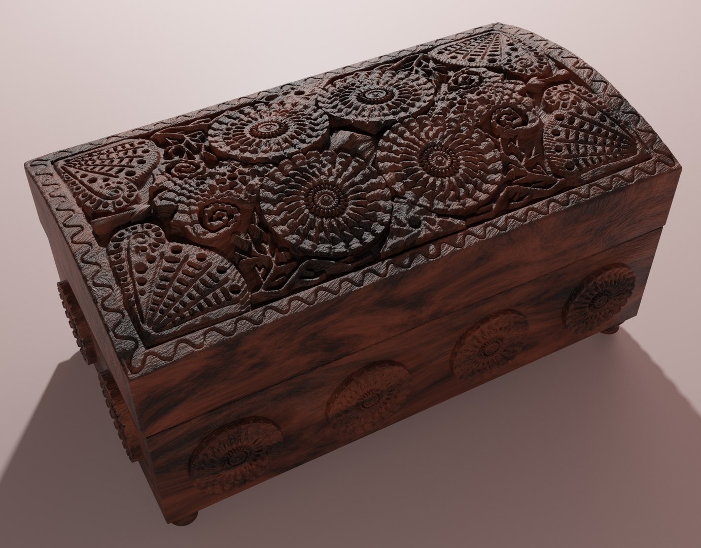 Wooden Casket 3D Model - TurboSquid 1619475