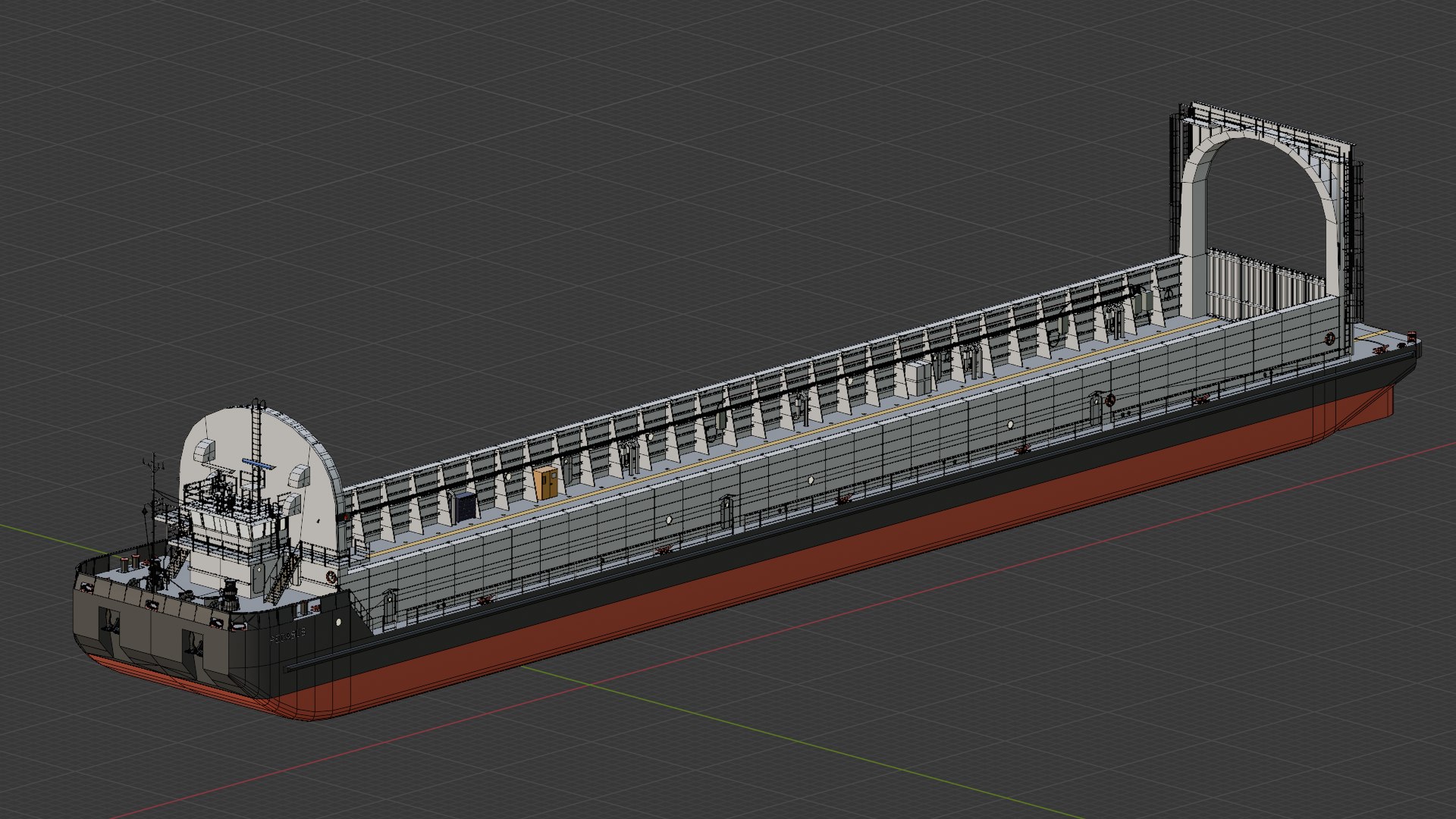 3D NASA Pegasus Barge Model - TurboSquid 2187074