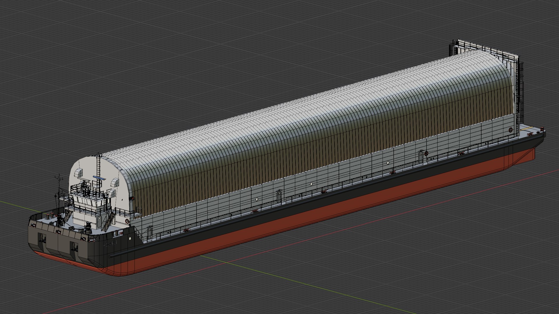 3D NASA Pegasus Barge Model - TurboSquid 2187074