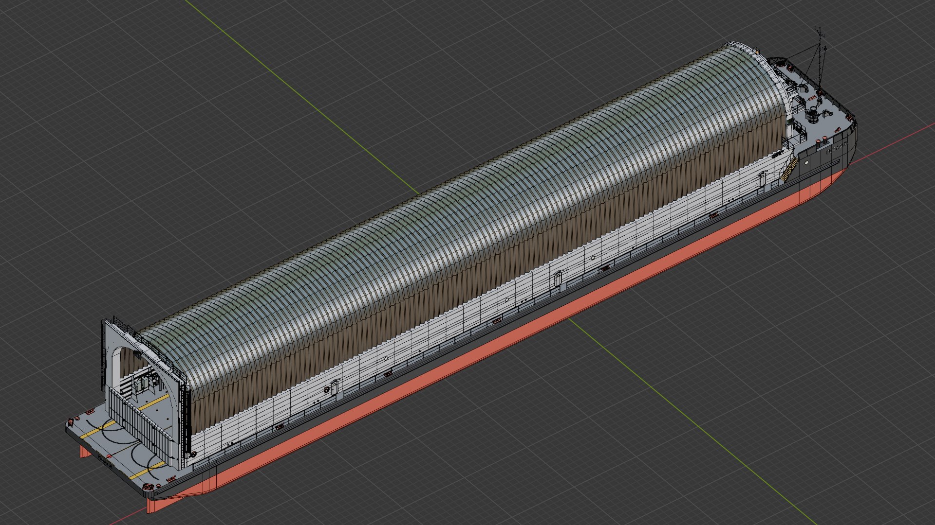 3D NASA Pegasus Barge Model - TurboSquid 2187074