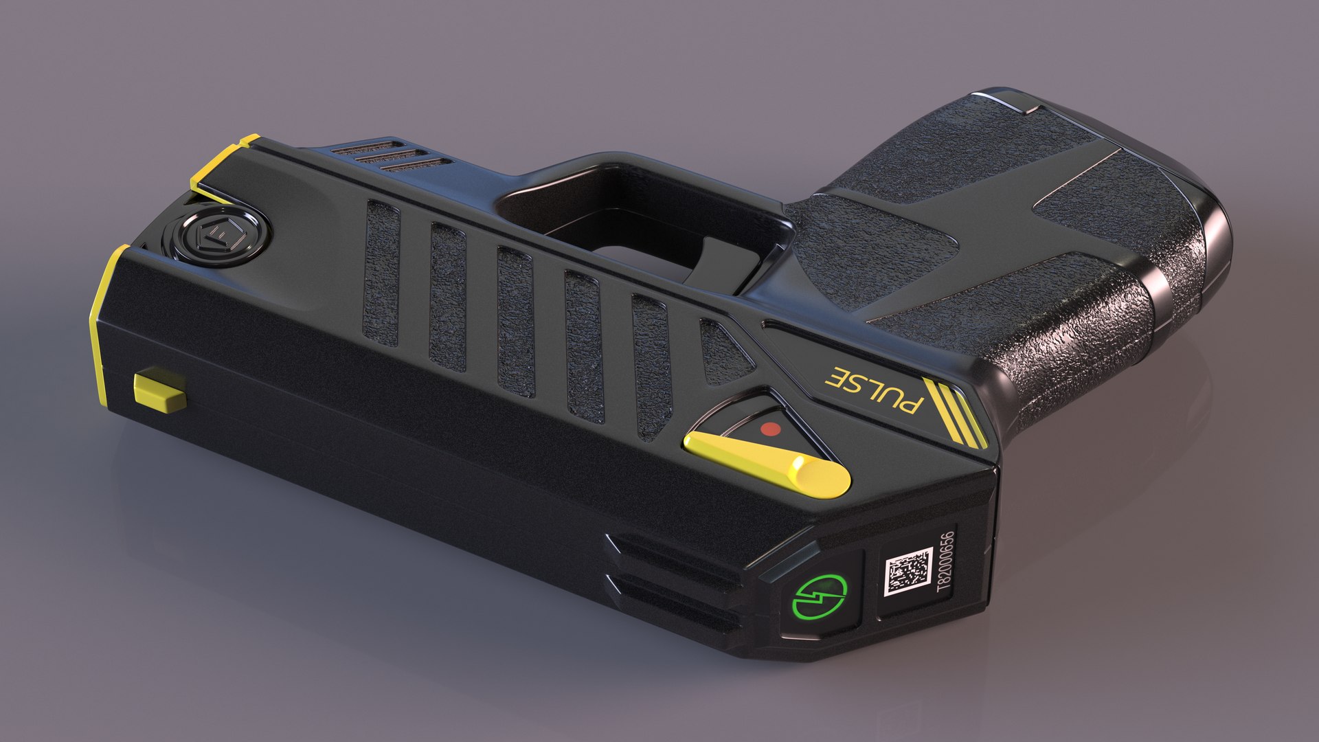 Compact Stun Gun LASER Pulse Black 3D Model - TurboSquid 1985446