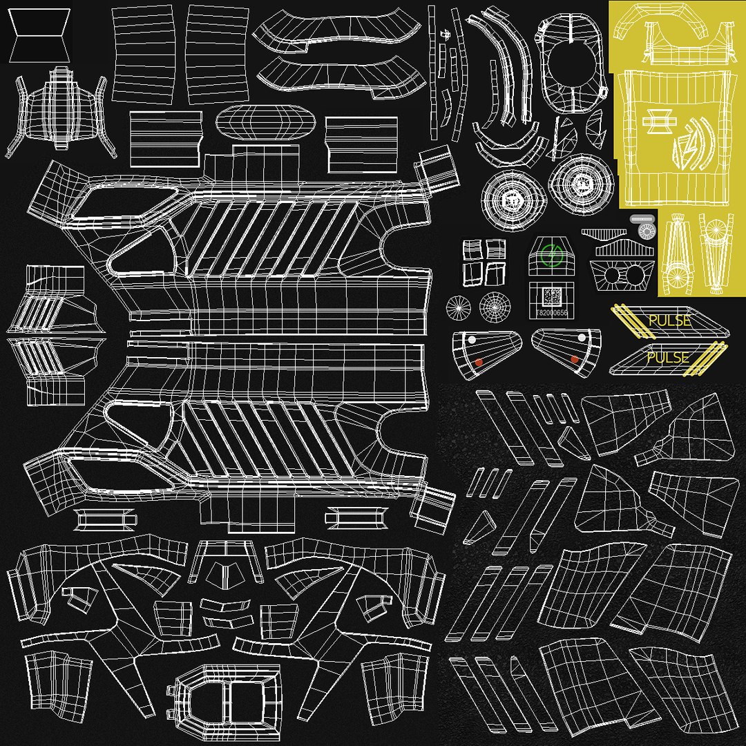 Compact Stun Gun LASER Pulse Black 3D model - TurboSquid 1985446