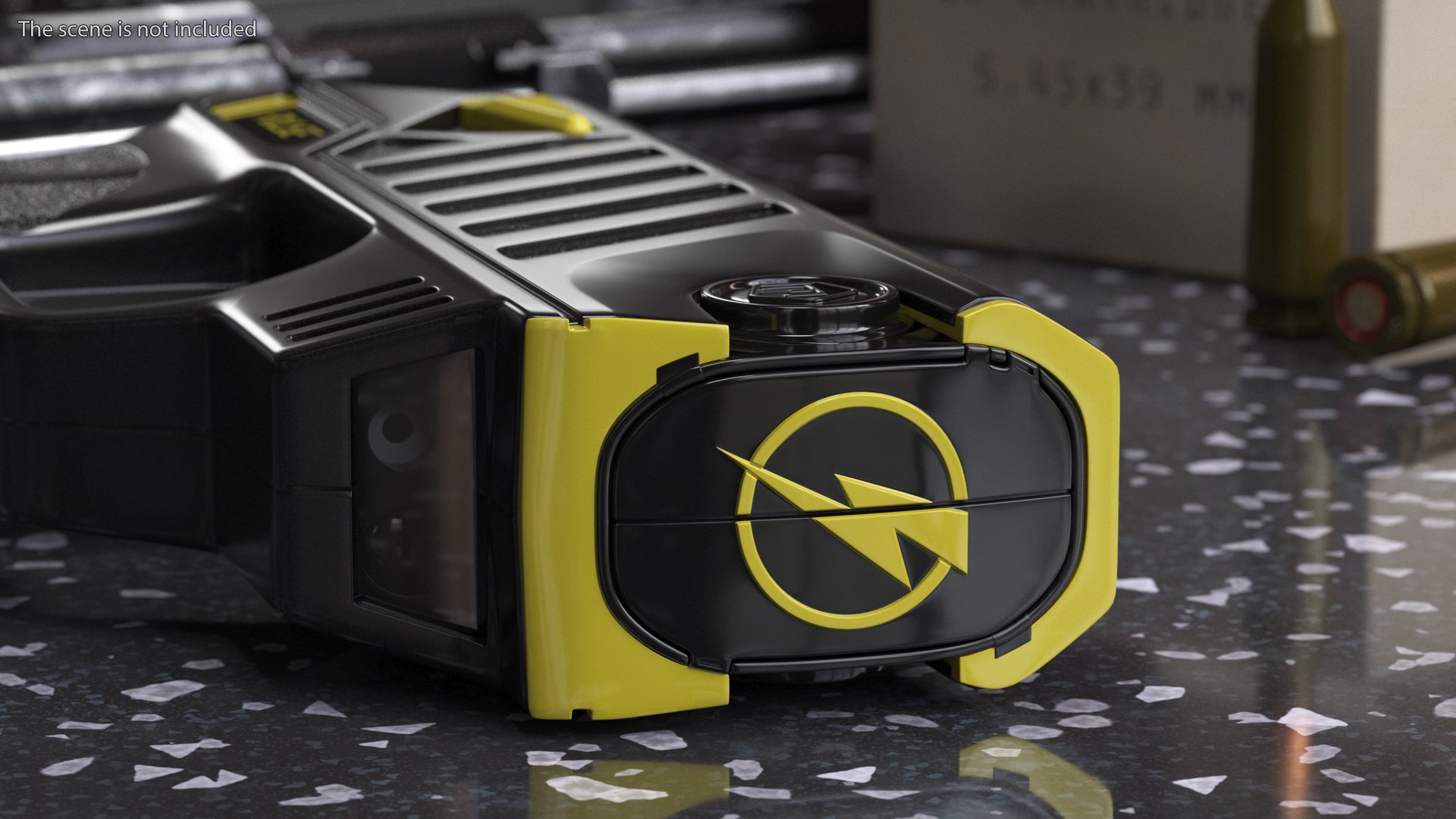 Compact Stun Gun LASER Pulse Black 3D Model - TurboSquid 1985446