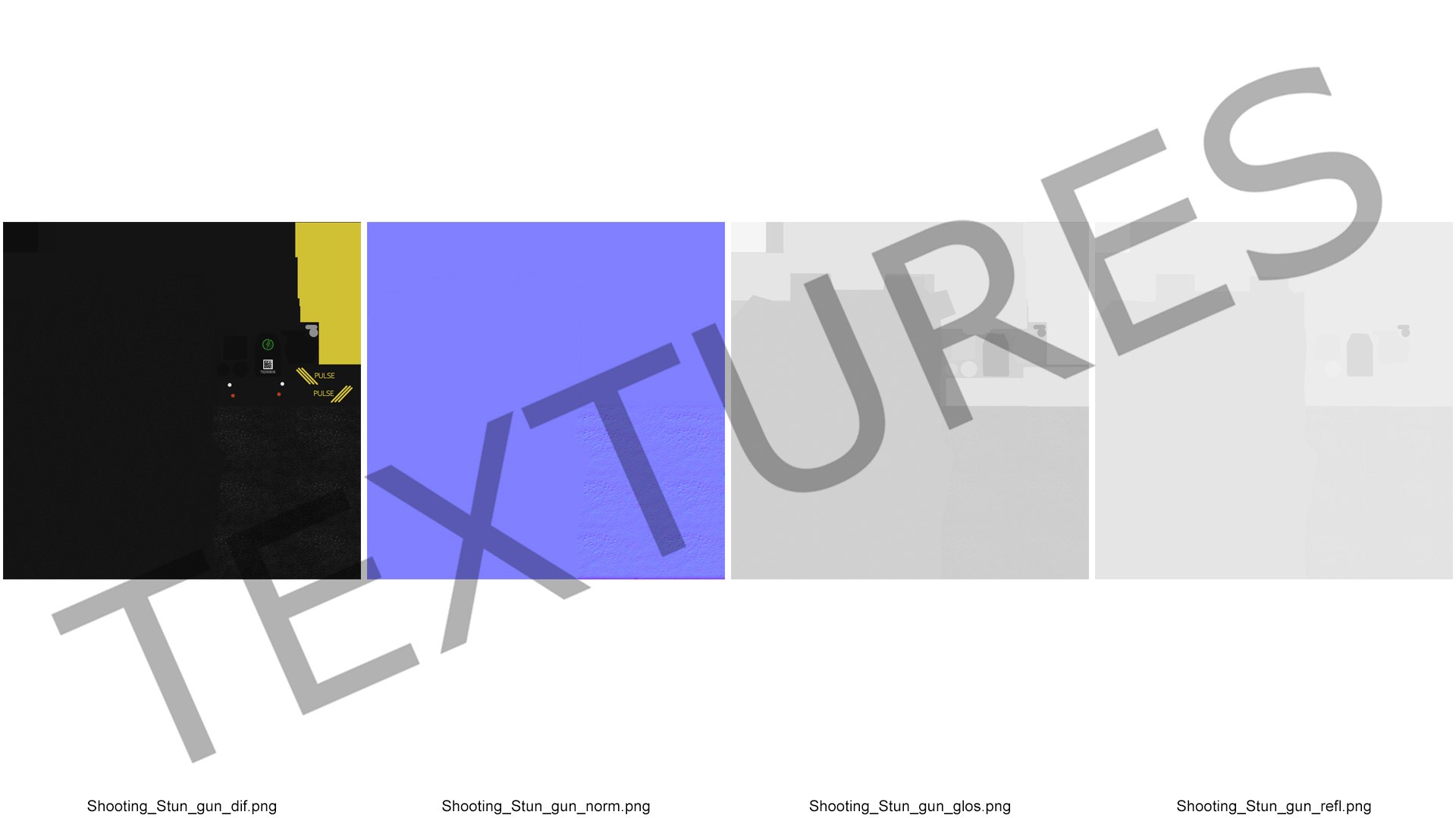 Compact Stun Gun LASER Pulse Black 3D model - TurboSquid 1985446