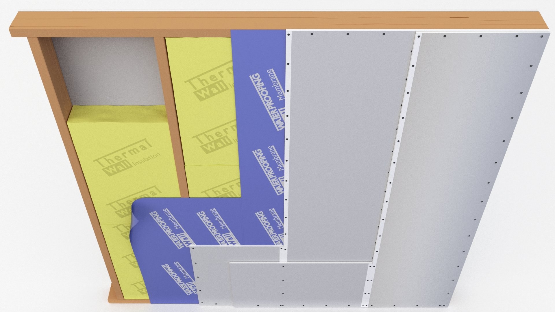 Wall Partitions Insulation 3D Model - TurboSquid 1529130