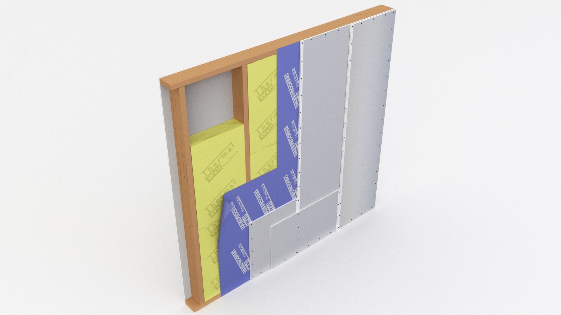 Wall Partitions Insulation 3D Model - TurboSquid 1529130
