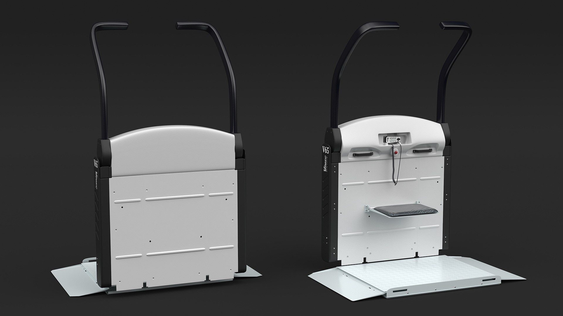 Vimec V65 Curved Rail Platform Stairlift 3D Model - TurboSquid 2092075