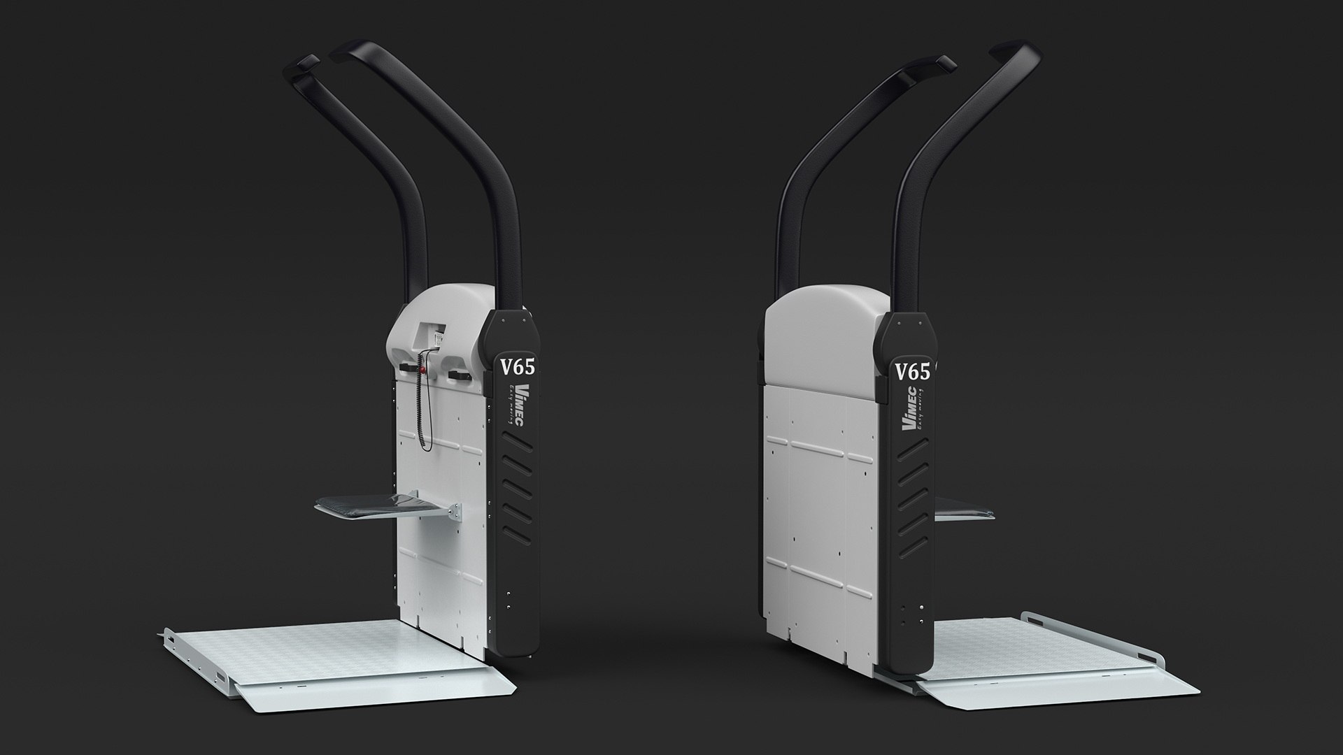 Vimec V65 Curved Rail Platform Stairlift 3D Model - TurboSquid 2092075