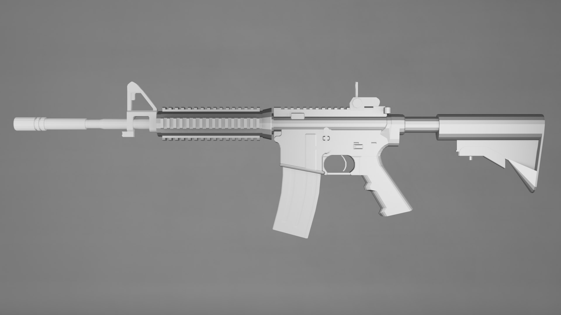 M4A1 Assault-Rifle 3D Model - TurboSquid 1978446