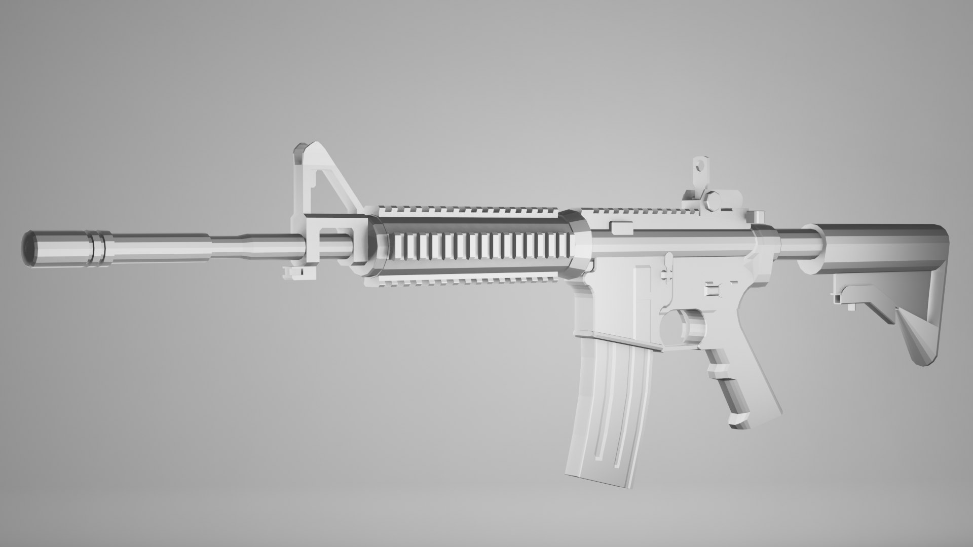 M4A1 Assault-Rifle 3D Model - TurboSquid 1978446