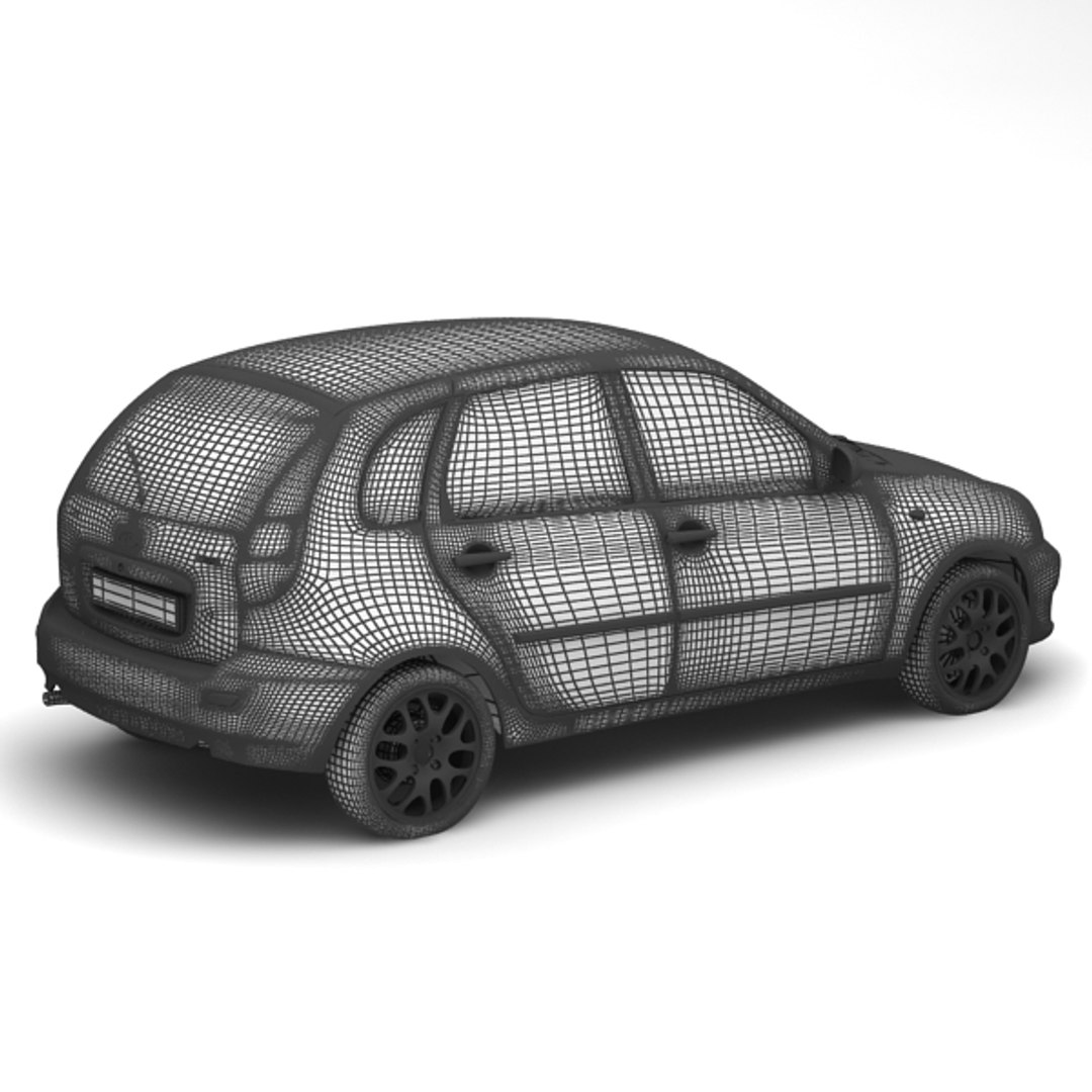 Lada Kalina 3d Model