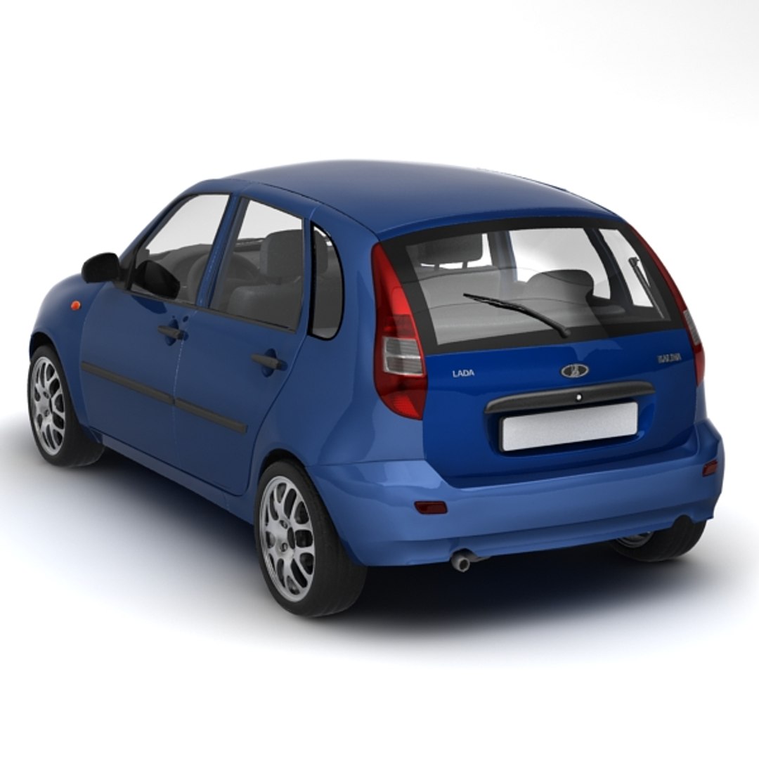 Lada Kalina 3d Model