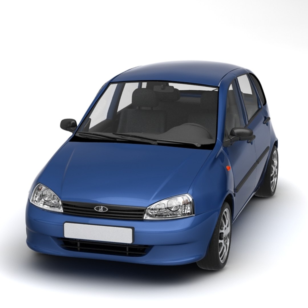 Lada Kalina 3d Model